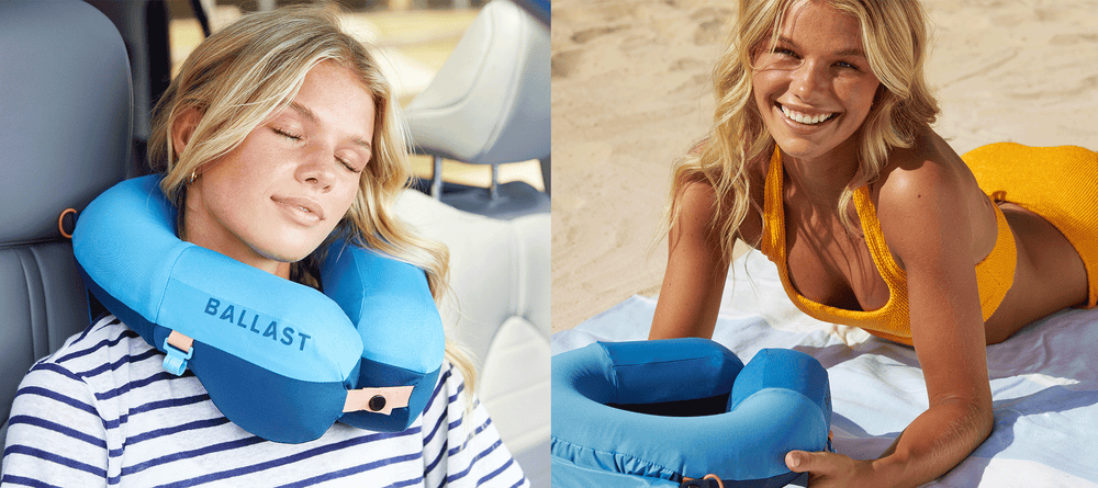 The Pillow Built For The Beach | Ballast Beach Pillow – Ballast Outdoor ...